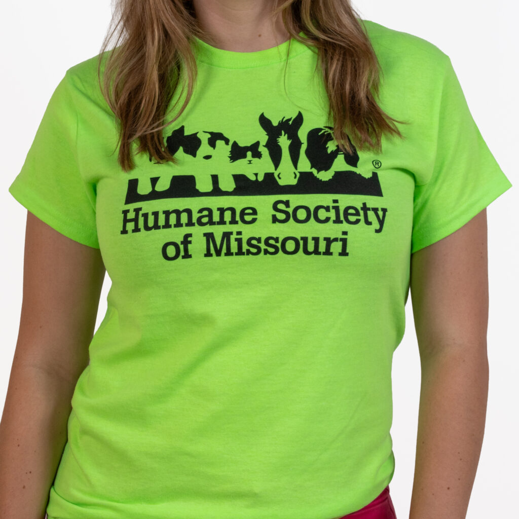 HSMO Tee - Electric Green | Humane Society of Missouri